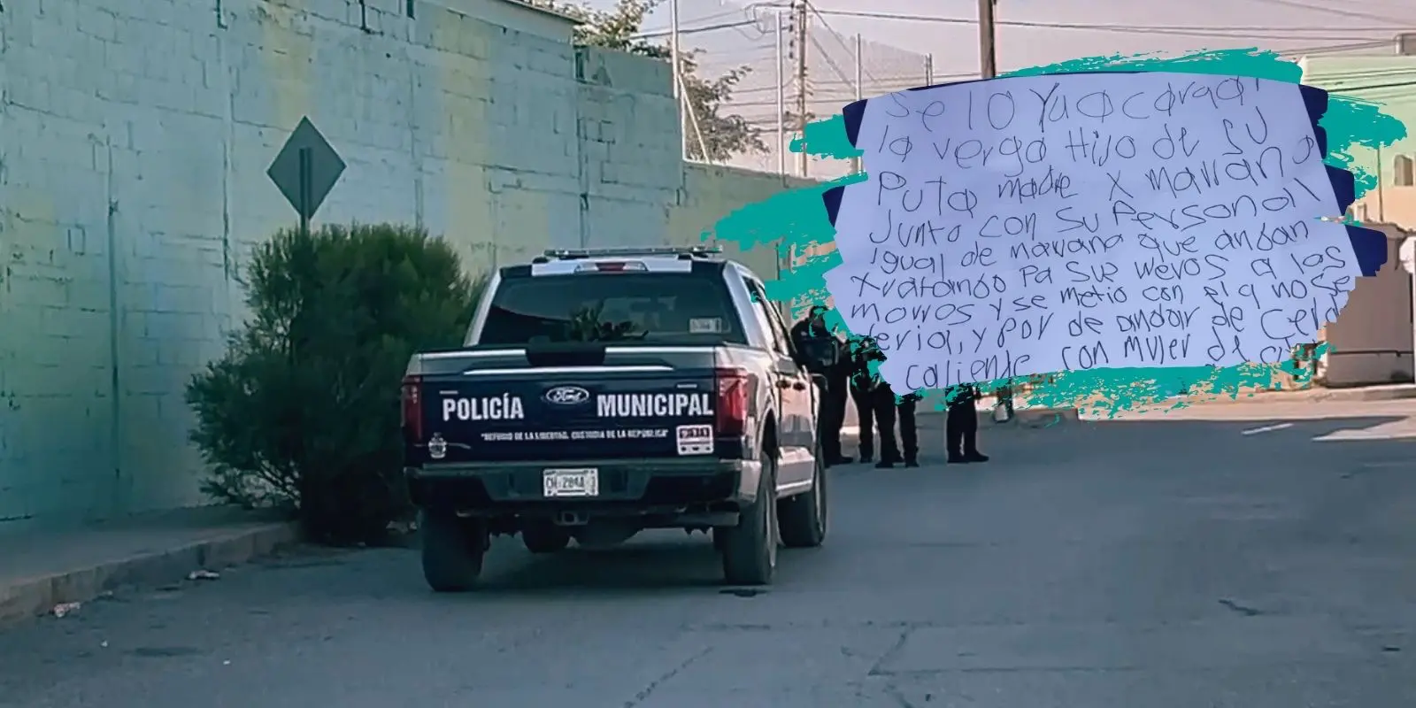 Corona fúnebre y amenaza aparecen en secundaria de la colonia Morelos ...